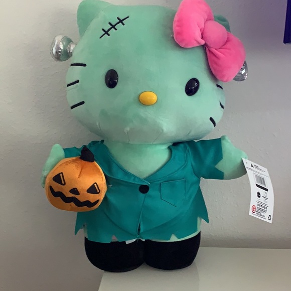 Hello Kitty | Accents | Hello Kitty Frankenstein Halloween Plush ...
